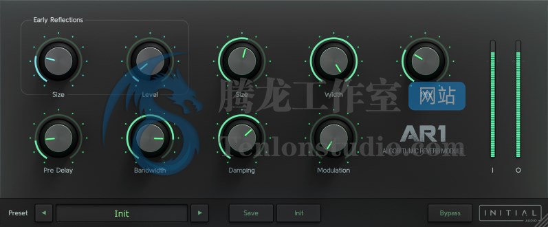 音频混响效果器插件 Initial Audio AR1 Reverb v1.3.0 - 腾龙工作室