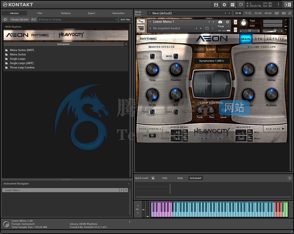 Heavyocity AEON Rhythmic v1.2.0 (Kontakt) 具富有表现力的采样合成音色库 - 腾龙工作室