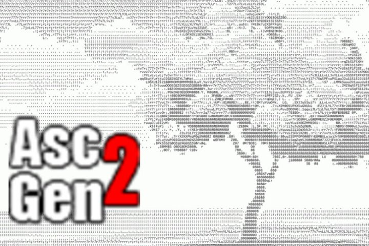 【Ascgen2】Ascii Generator v2.0.0 图片转字符画工具 - 腾龙工作室