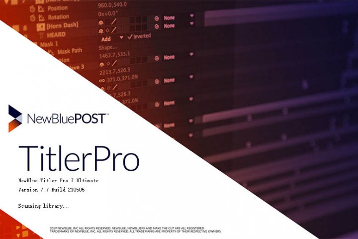 NewBlueFX Titler Pro Ultimate v7.7.210505 视频字幕制作软件 - 腾龙工作室