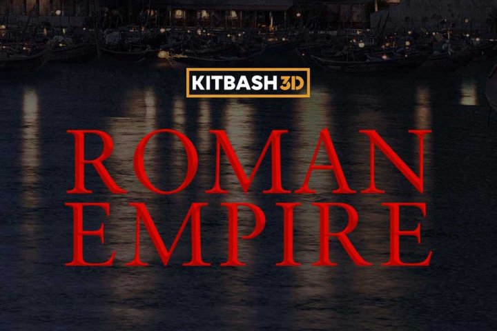 KitBash3D Roman Empire 古罗马帝国建筑场景3D模型 - 腾龙工作室