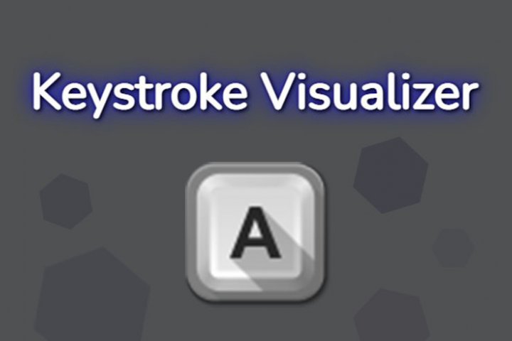 Vovsoft Keystroke Visualizer v2.0 免费的当前按键展示工具 - 腾龙工作室