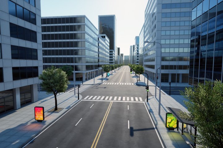 Pedja Racan Modern City Bundle - 现代城市建筑场景模型UE4资产包 - 腾龙工作室