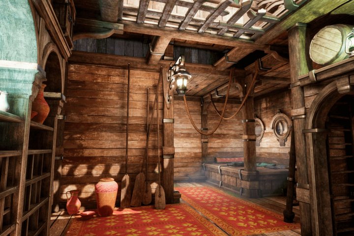 Conrad Justin Harbour Pack Wooden Modular Assets – 木制模块化场景模型UE4资产包 – 腾龙工作室