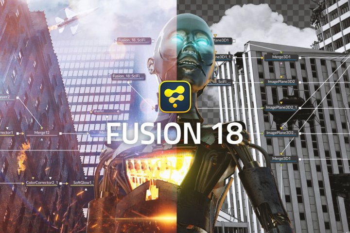 Blackmagic Design Fusion Studio v18.6.1.6 视觉特效合成软件 - 腾龙工作室