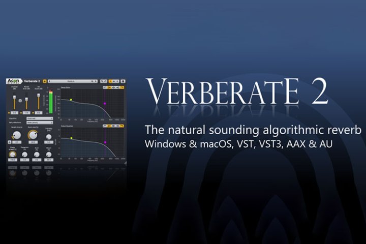 音频算法混响效果器插件 Acon Digital Verberate Immersive 2 v2.3.1 TCD版 - 腾龙工作室