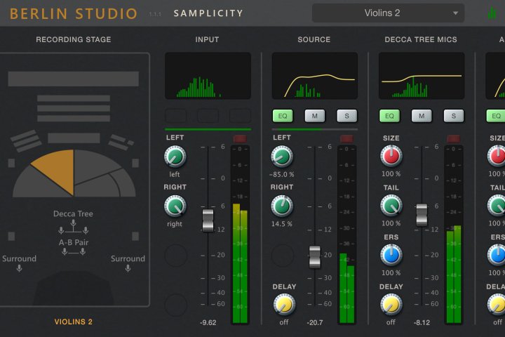 Samplicity Berlin Studio v1.1.0 柏林工作室声学插件 - 腾龙工作室