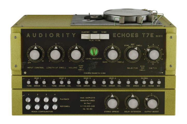 Audiority Echoes T7E MKII v2.2.2 模拟复古电子管回声效果器插件 - 腾龙工作室