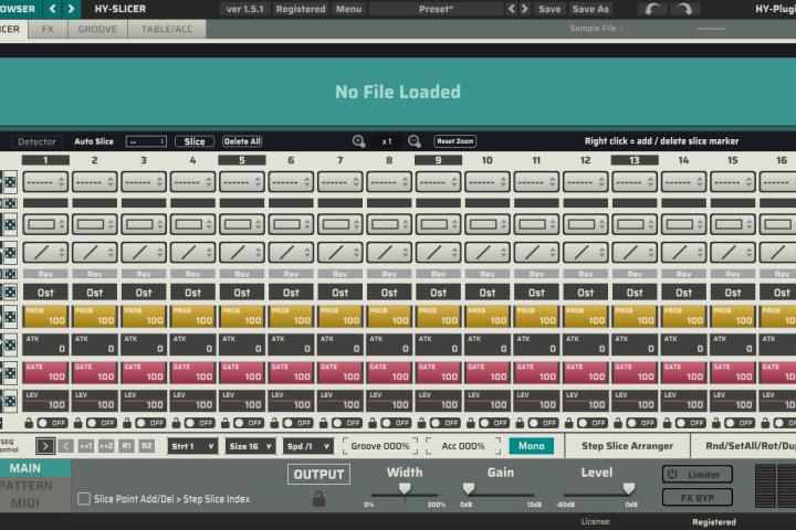 步进音序器 HY-Plugin HY-Slicer v1.5.1 R2R版 - 腾龙工作室