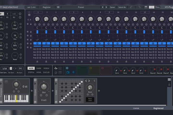 多模式音序器 HY-Plugin HY-SeqCollection2 v1.4.4 R2R版 - 腾龙工作室
