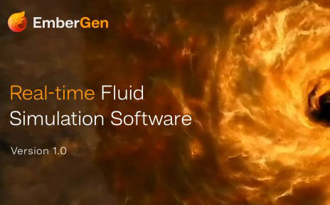 Jangafx EmberGen Enterprise v1.0.8 火焰烟雾效果模拟生成软件 - 腾龙工作室
