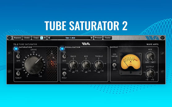 Wave Arts Tube Saturator 2 v2.16 音频电子管前置放大器 - 腾龙工作室