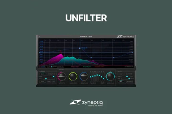 Zynaptiq UNFILTER v1.5.0 音频均衡效果器插件 - 腾龙工作室