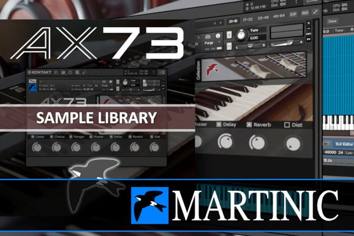 Martinic AX73 Sample Library (KONTAKT) 合成器音源 - 腾龙工作室