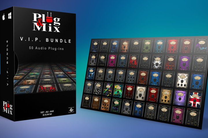 音频效果器插件包 Plug And Mix VIP Bundle V4 v4.0.0 R2R版 - 腾龙工作室