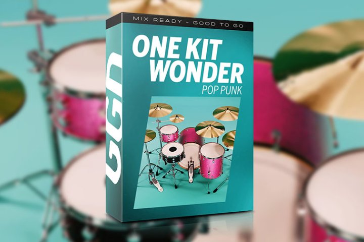 GetGood Drums One Kit Wonder Pop Punk (KONTAKT) 鼓组音源 - 腾龙工作室