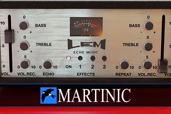 音频磁带延迟效果器 Martinic Lem Echo Music v1.3.0 TCD版 - 腾龙工作室