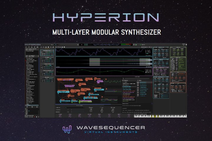 多层模块化合成器 Wavesequencer Hyperion v1.65 TCD版 - 腾龙工作室