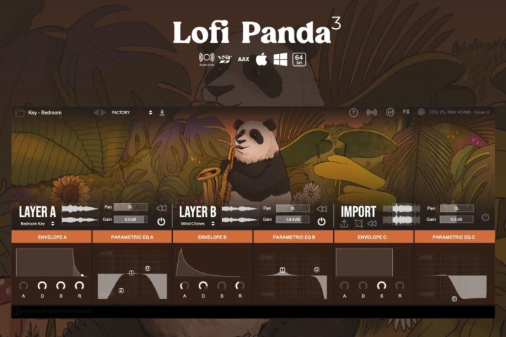 Clark Audio Lofi Panda 3 v3.4 音频采样合成器 - 腾龙工作室