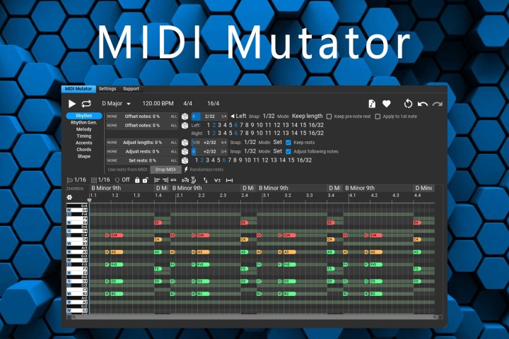 MIDI序列修改插件 Music Developments MIDI Mutator v1.4.0 TCD版 - 腾龙工作室