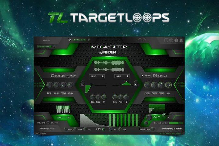 音频效果器插件 Target Loops MegaFilter v1.0.0 R2R版 - 腾龙工作室