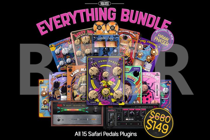 音频效果器插件包 Safari Pedals Everything Bundle v2024.10.14 BTCR版 - 腾龙工作室