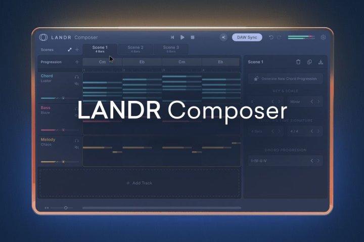 AI编曲制作插件 LANDR LANDR Composer v1.0.11 R2R版 - 腾龙工作室